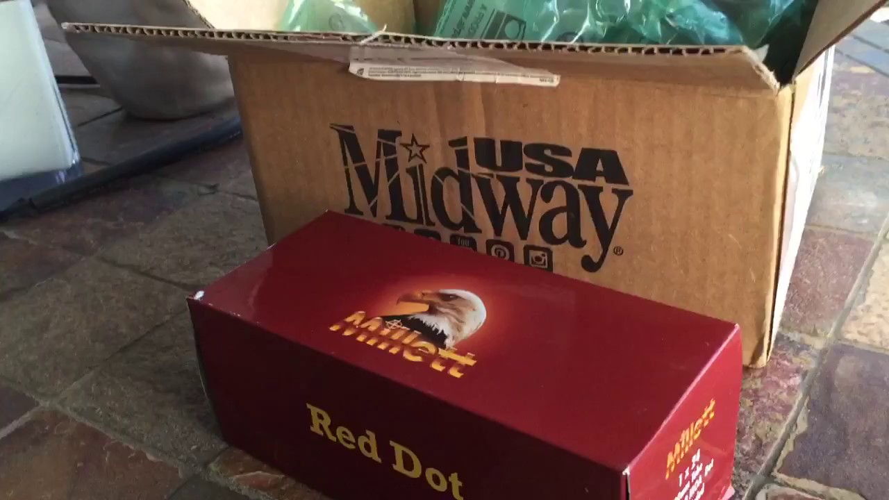 Unpacking Millett Red Dot Rifle Scope - Multi-Dot SP - YouTube