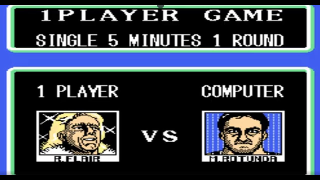 WCW (NES) RIC FLAIR VS MIKE ROTUNDA #WWE #WCW #GAMEPLAY #NINTENDO - YouTube