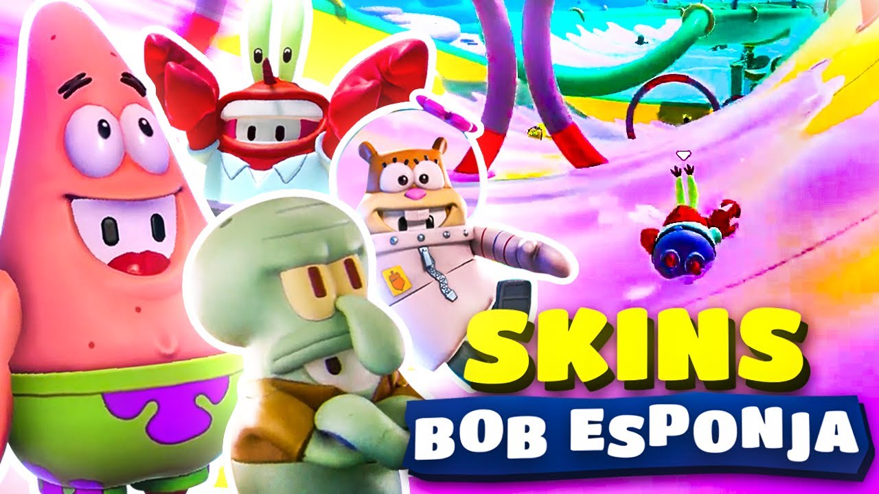 LAS SKINS DE BOB ESPONJA EN FALL GUYS 😱 - YouTube