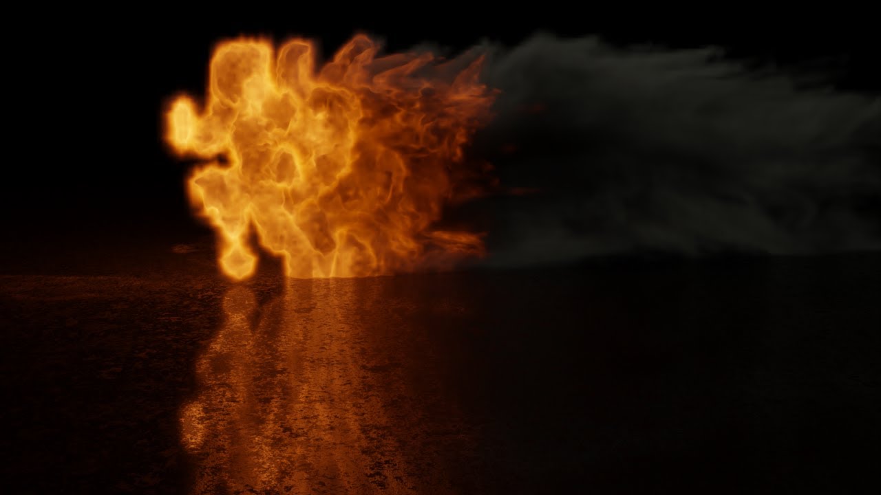 Flame Dude Run and Swing - Blender Fire+Smoke Simulation - YouTube