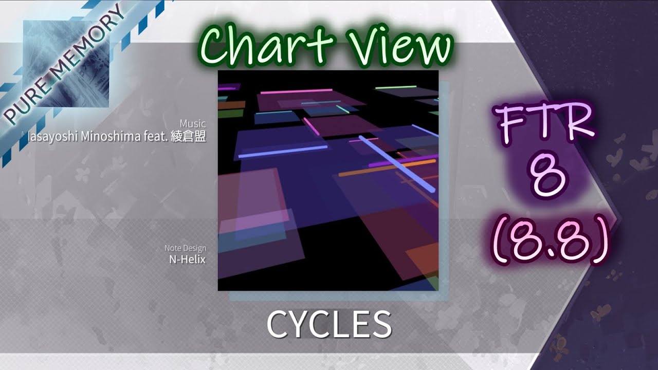 【Arcaea】 Chart View | CYCLES (Future 8) PURE MEMORY - YouTube