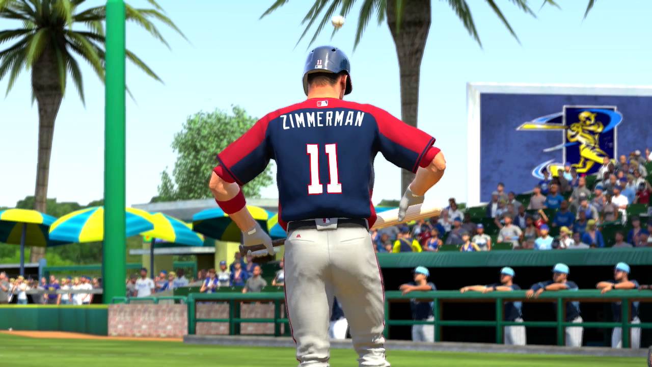 MLB The Show 16 Washington Nationals vs Tampa Bay Rays Spring Training ...