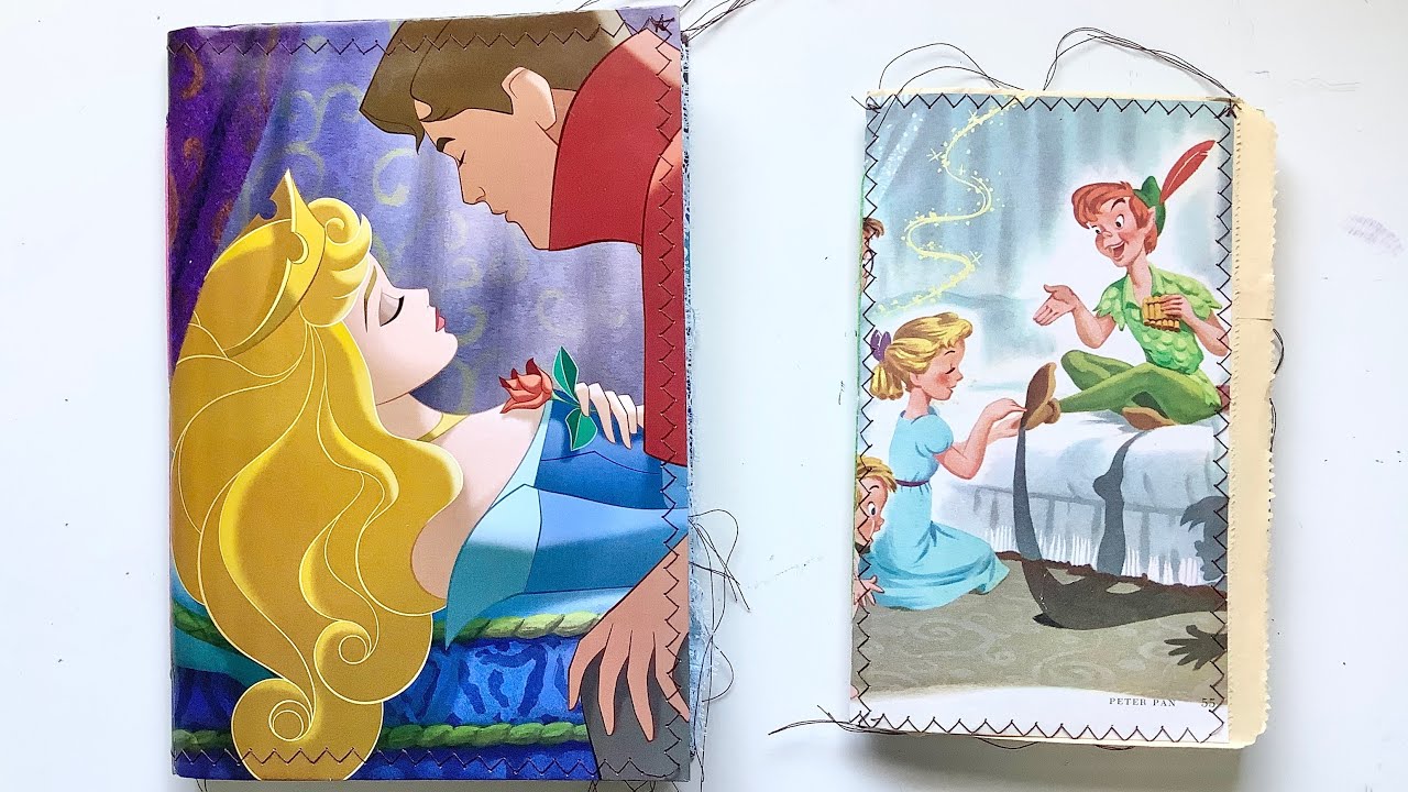 Sleeping Beauty & Peter Pan journals - YouTube