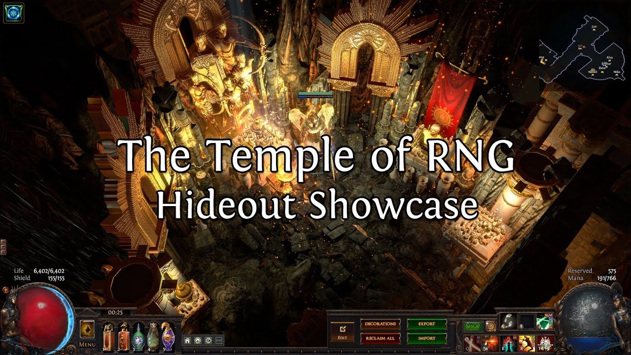 The Temple of RNG: Hideout Showcase - YouTube