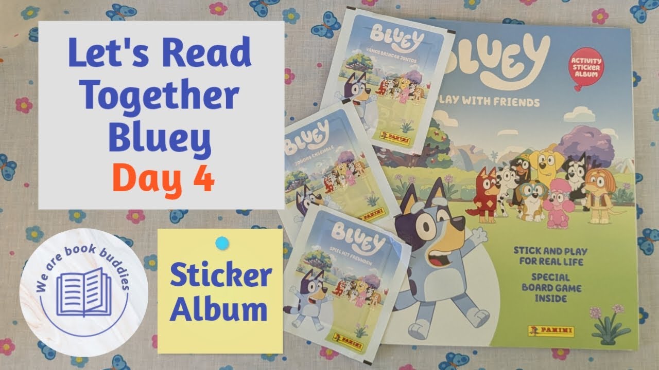 Let's read and collect together. Bluey ‘Play with Friends’ Panini ...