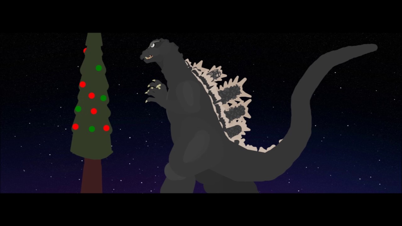 Christmas with Godzilla(presents in description) - YouTube