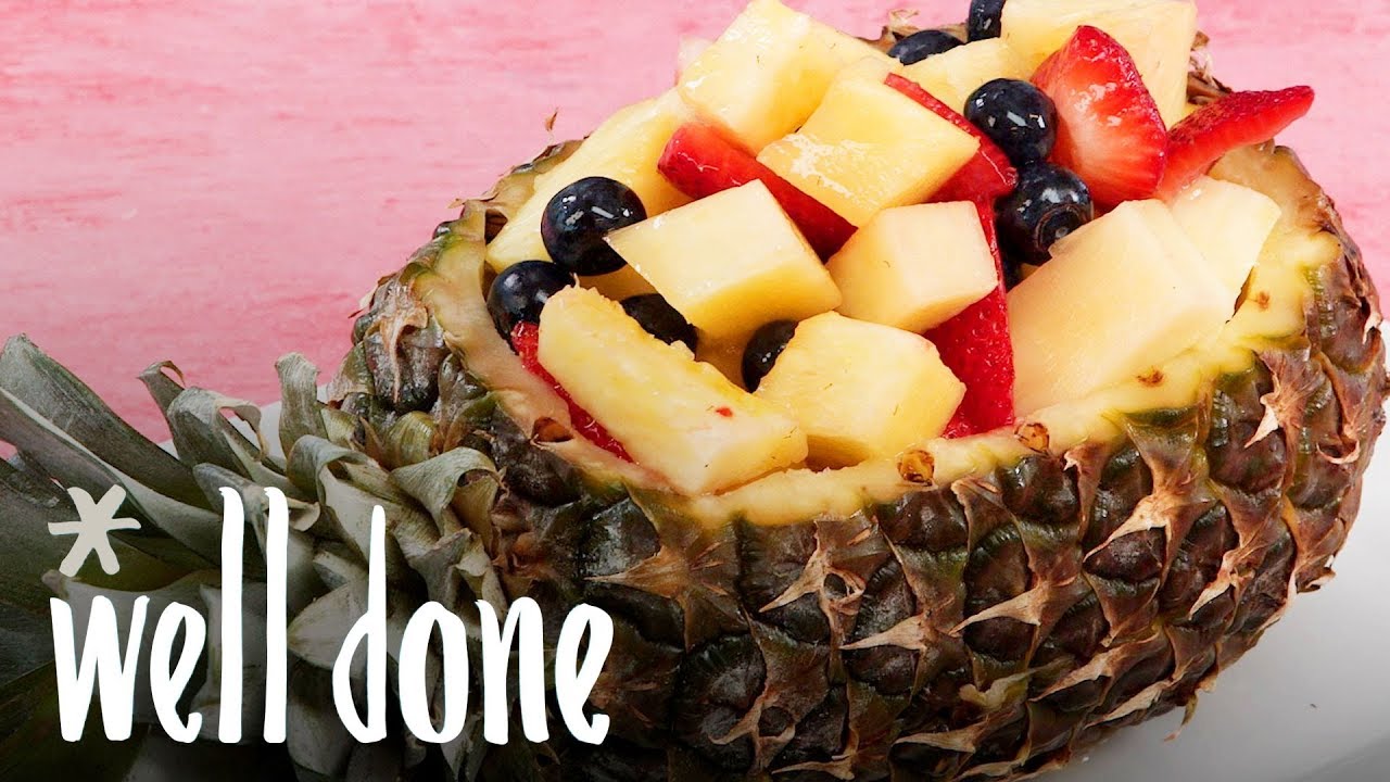 Easy Pineapple Boat: How To Peel And Cut Your Way To A Tropical Getaway ...