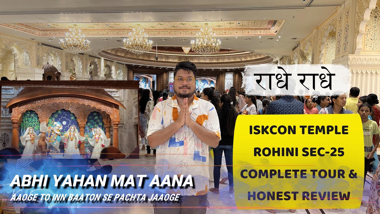 Bike Ride To NEW ISKCON TEMPLE Rohini Sector-25 On GURU PURNIMA ...