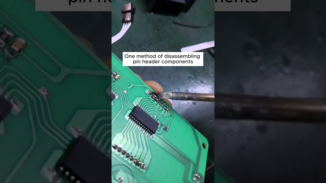 How To Desolder Pin Headers connectors YouTube How To Desolder Pin Headers connectors YouTube