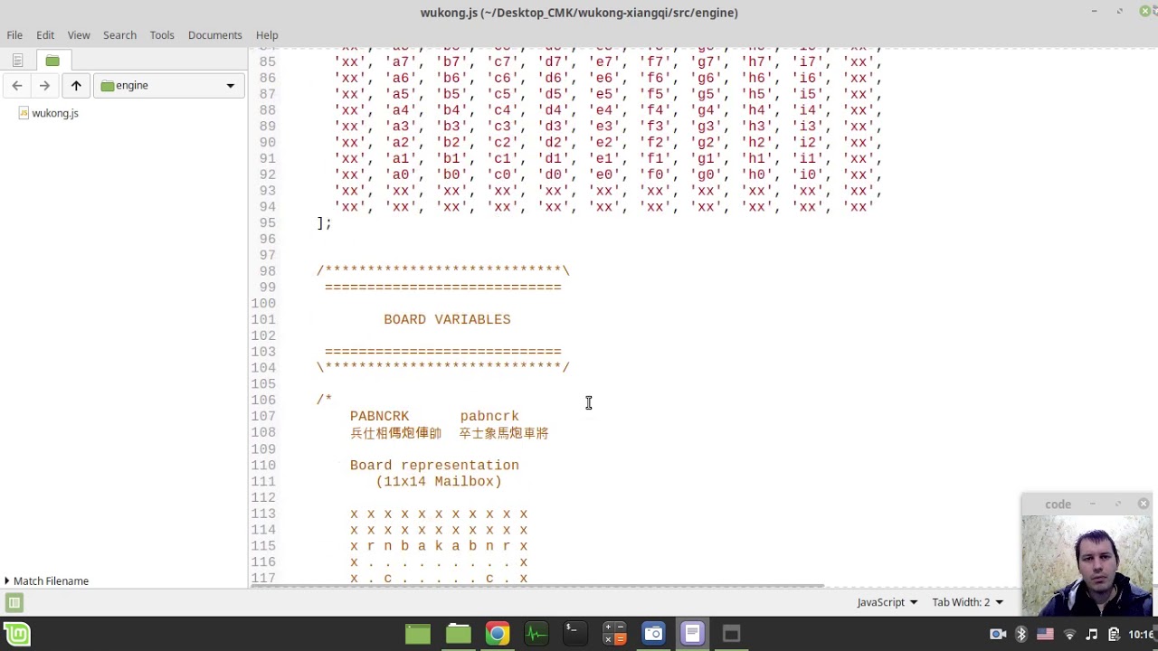 Xiangqi chess engine in javascript: Zobrist hashing - YouTube
