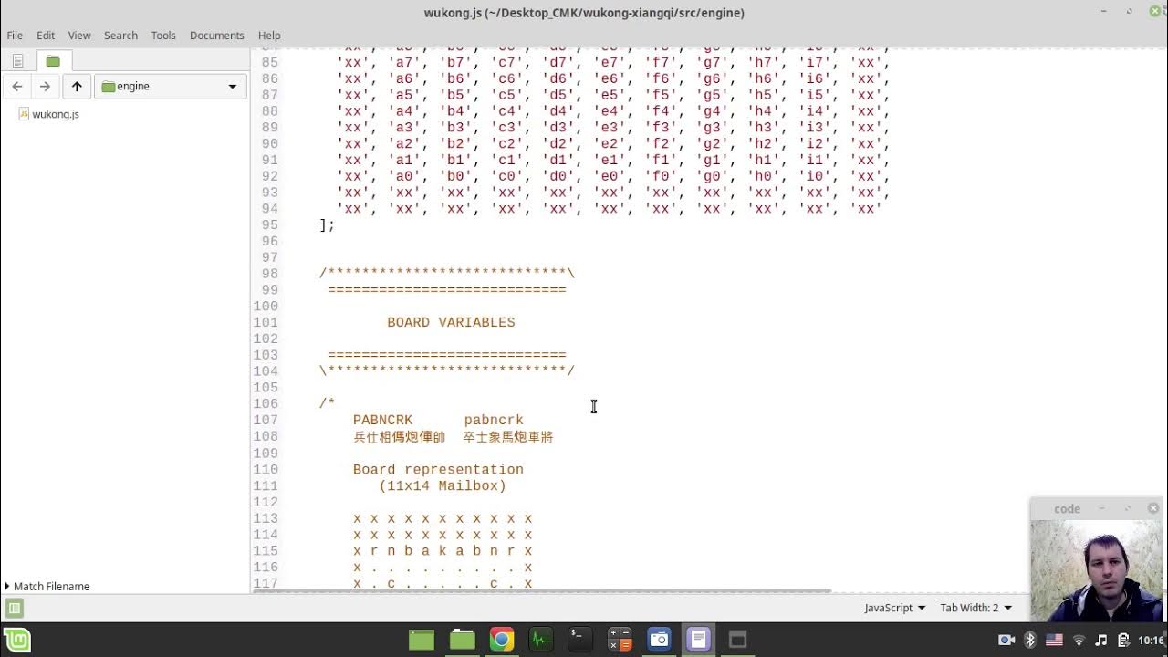 Xiangqi chess engine in javascript: Zobrist hashing - YouTube