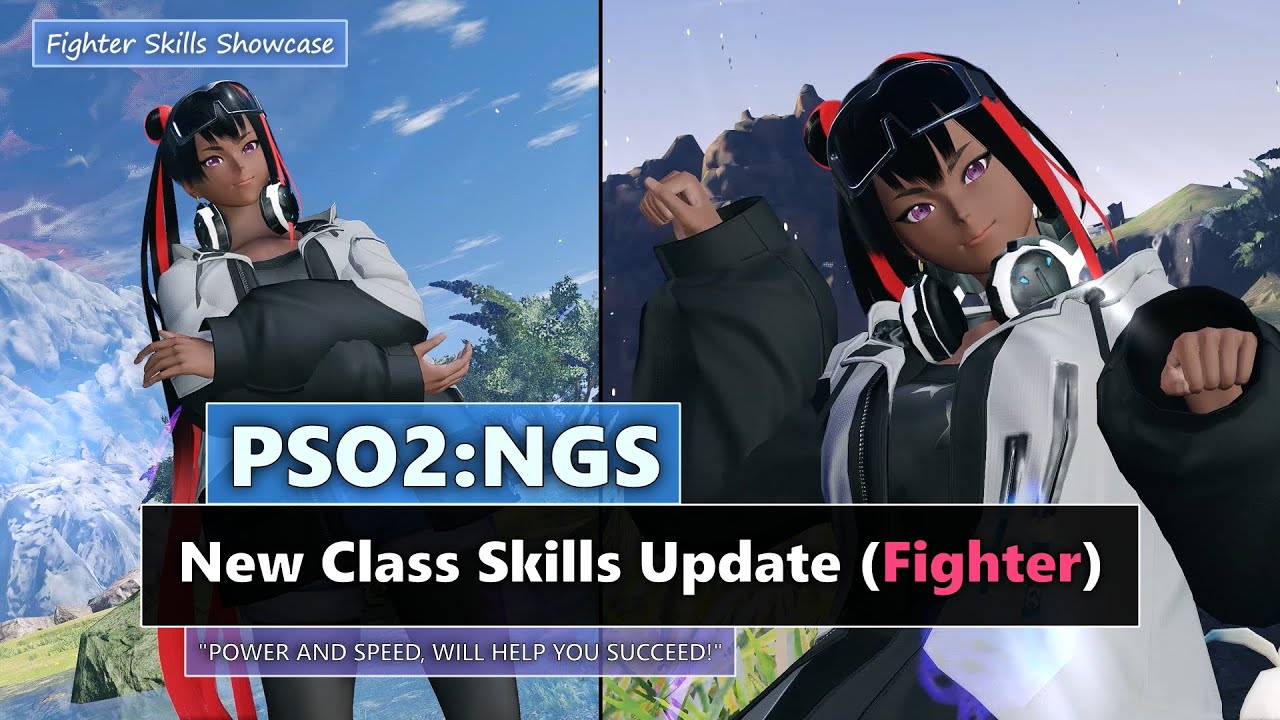 PSO2: NGS - New Class Skills - Fighter (7/12/22) - YouTube