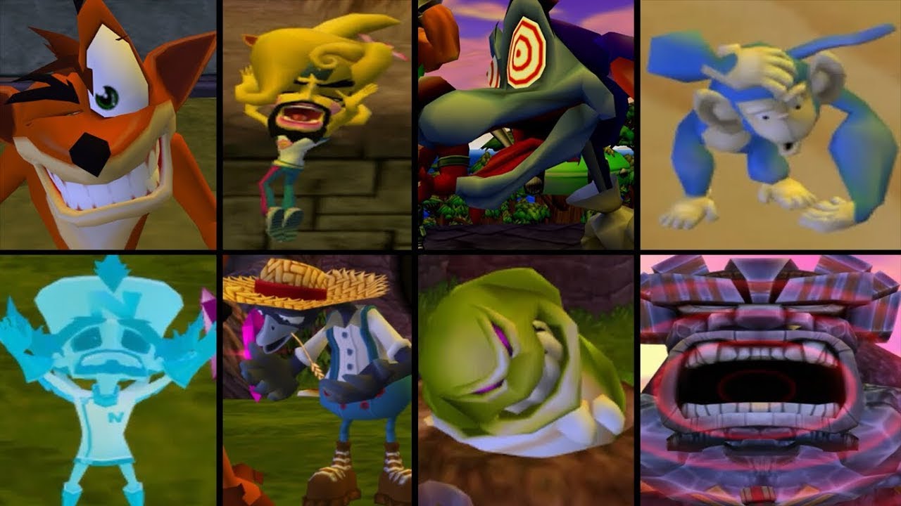 Crash TwinSanity - Many Face Animations and Expressions Including Death ...