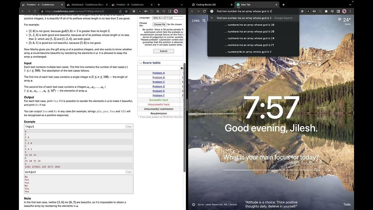 Codeforces Round 853 Div 2 Screencast Youtube