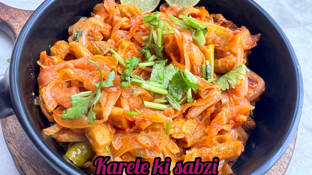 Karele ki sabze Recipe | Karela Pyaz Sabze | Pakwan e Khaas - YouTube