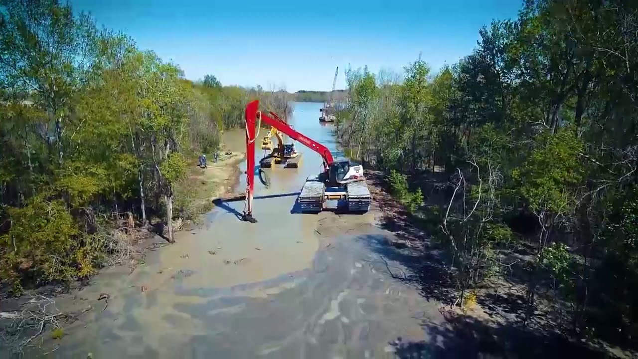 Bateman Island Project by Javeler Marine Services LLC - YouTube