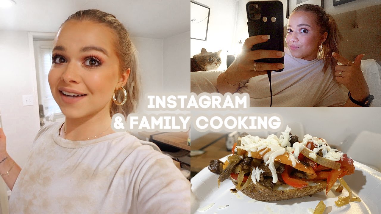 Family Cooking TikTok Cheesesteak Stuffed Potatoes & How I Edit My ...