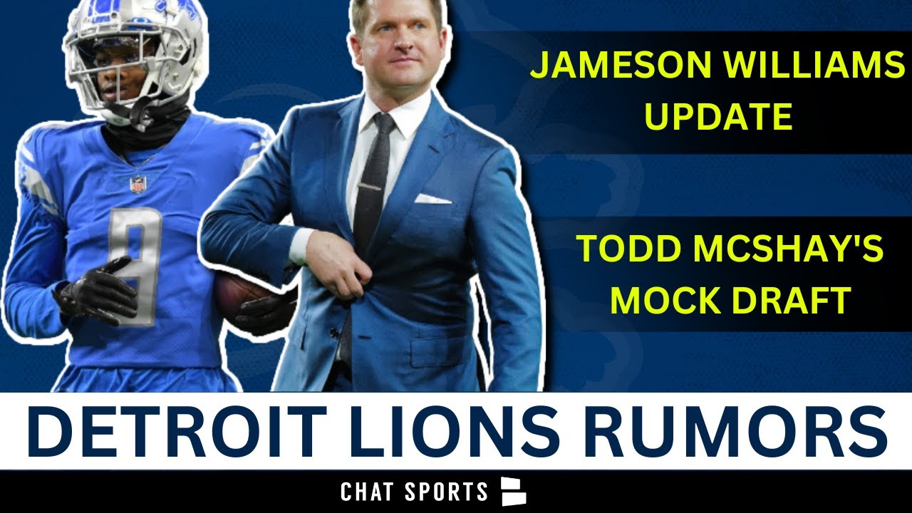 Detroit Lions Rumors On Jameson Williams, Amon-Ra St. Brown + Todd ...