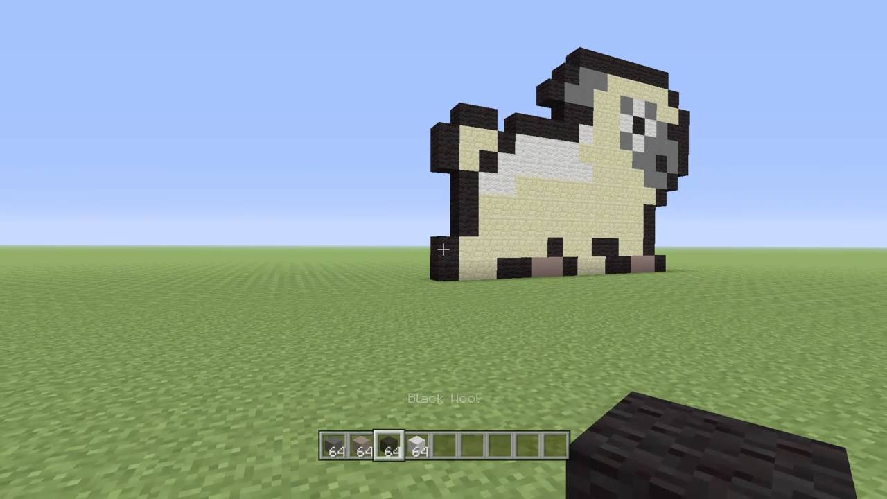 Minecraft: How To Build Pew Die Pie's Pugs - YouTube