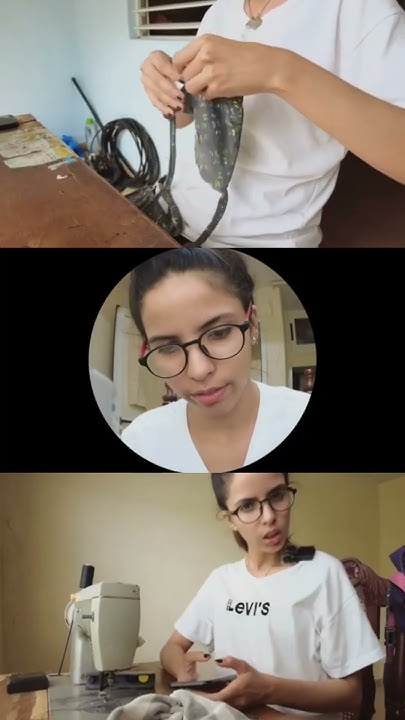 hice mi primer top de bikini , aprendiendo nuevas habilidades #shorts_video #bikini #coser - YouTube