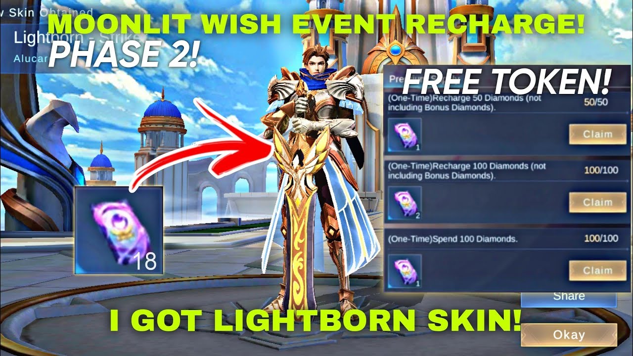PHASE 2 RECHARGE TASKS MOONLIT WISH EVENT 2023! MLBB - YouTube