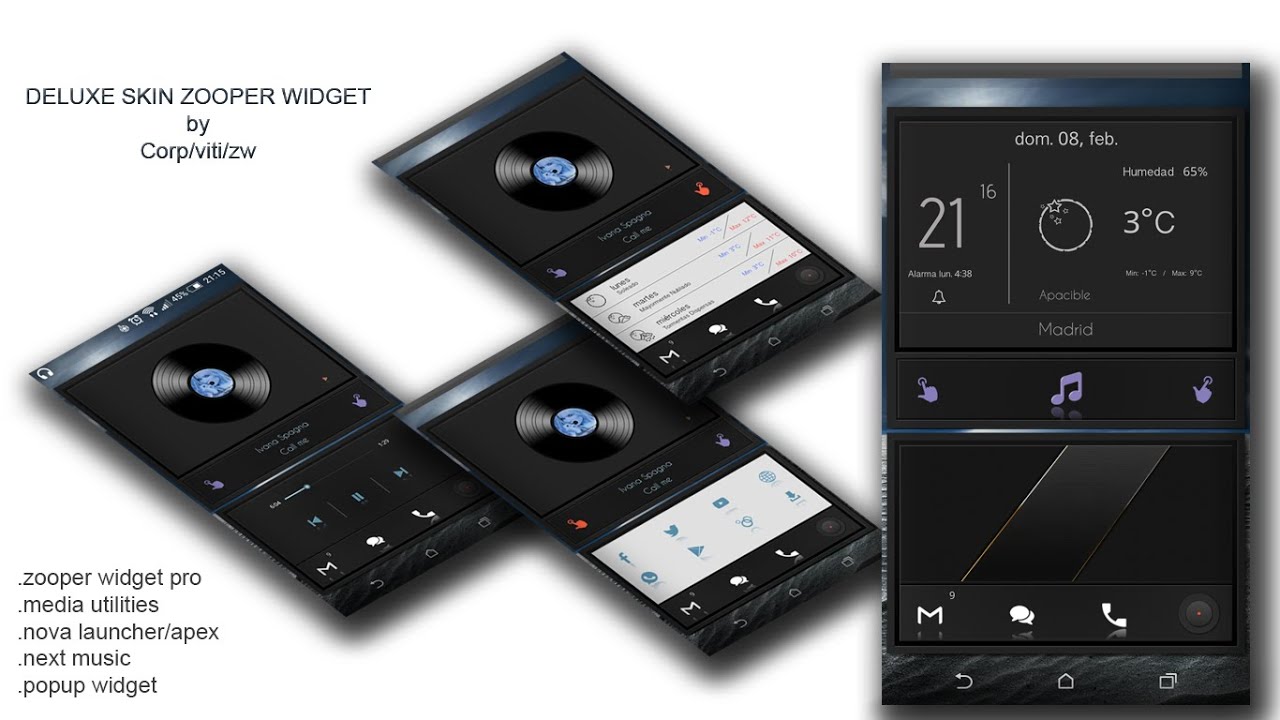 Deluxe Skin Zooper Widget - YouTube