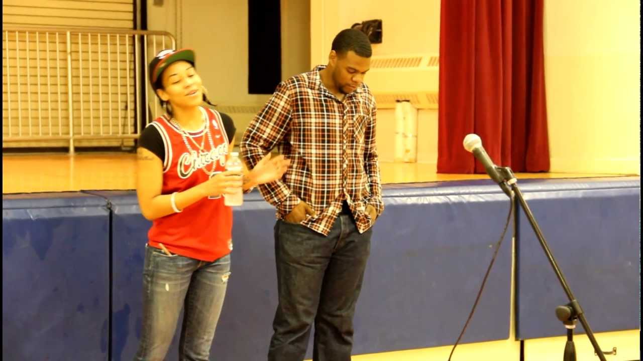 Andre Byrd clowning with Danielle Midgette - YouTube