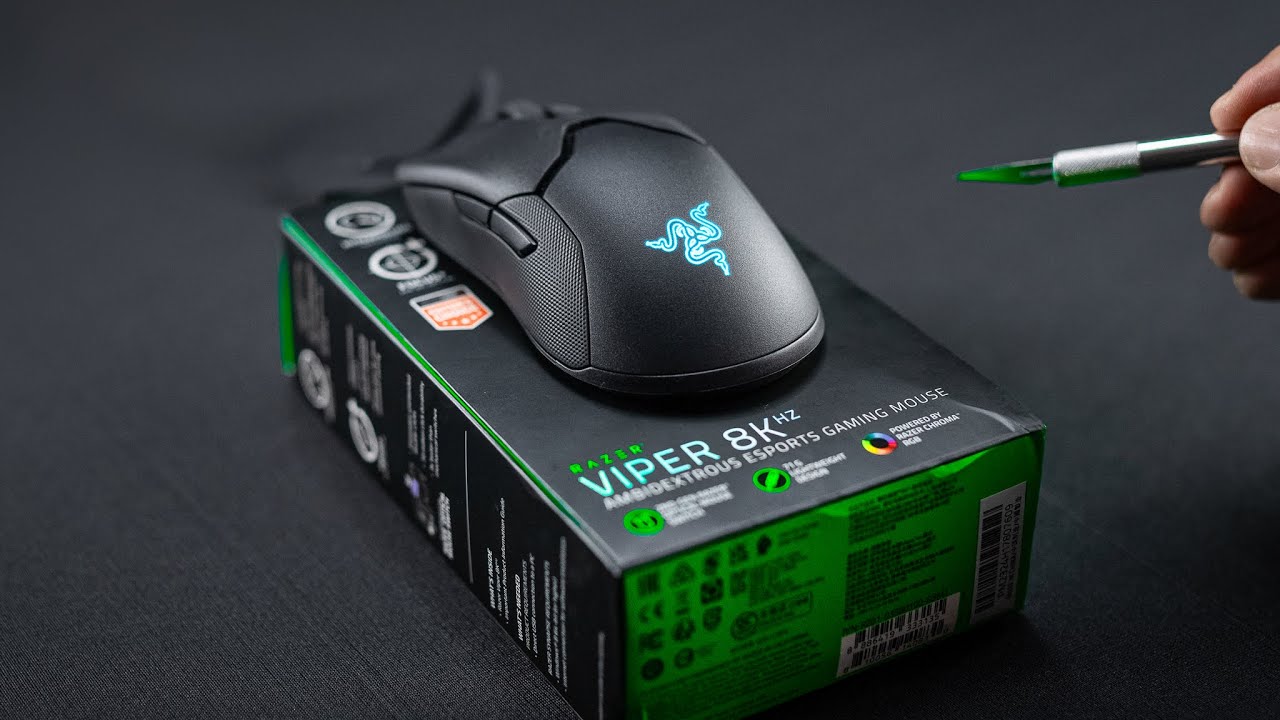 Razer Viper 8k Gaming Mouse Unboxing - ASMR #1 #razerindia # ...