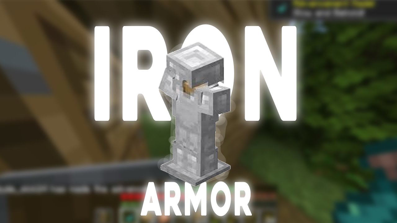 Making Iron Armour In Minecraft. - YouTube