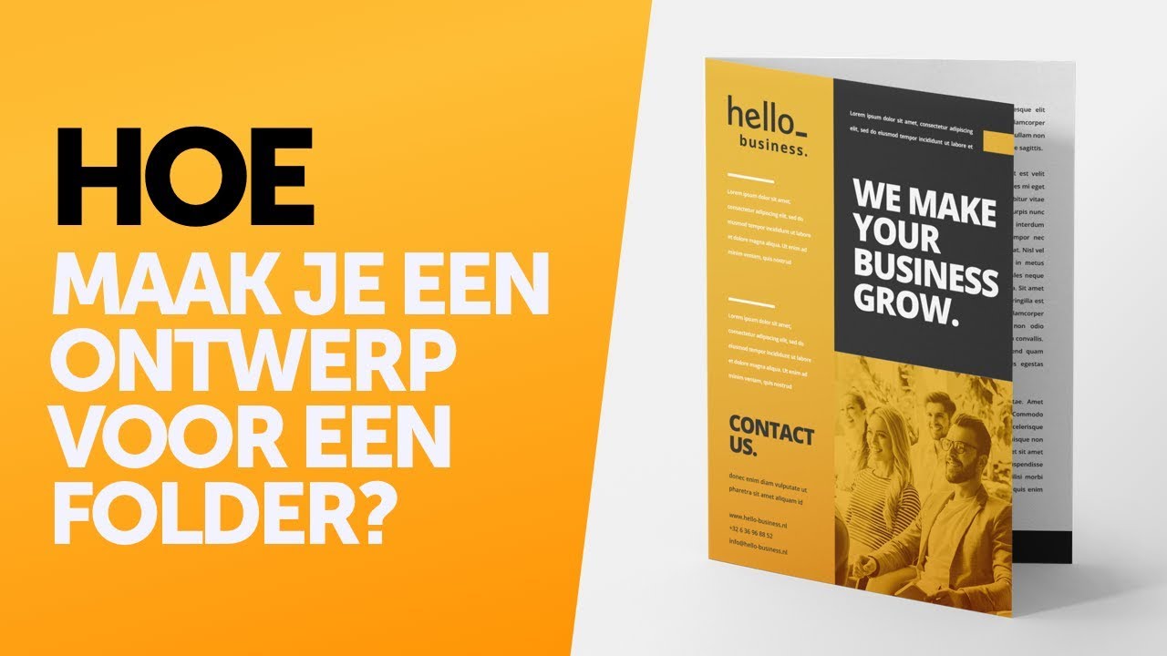 Hoe Maak je een Ontwerp Klaar voor een Folder? (Wat Staat Waar) - YouTube