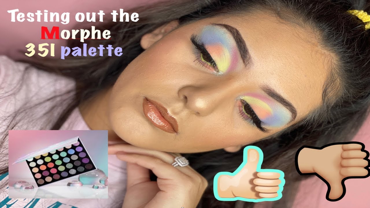 Testing out the Morphe 35I Icy fantasy palette ️💄 - YouTube