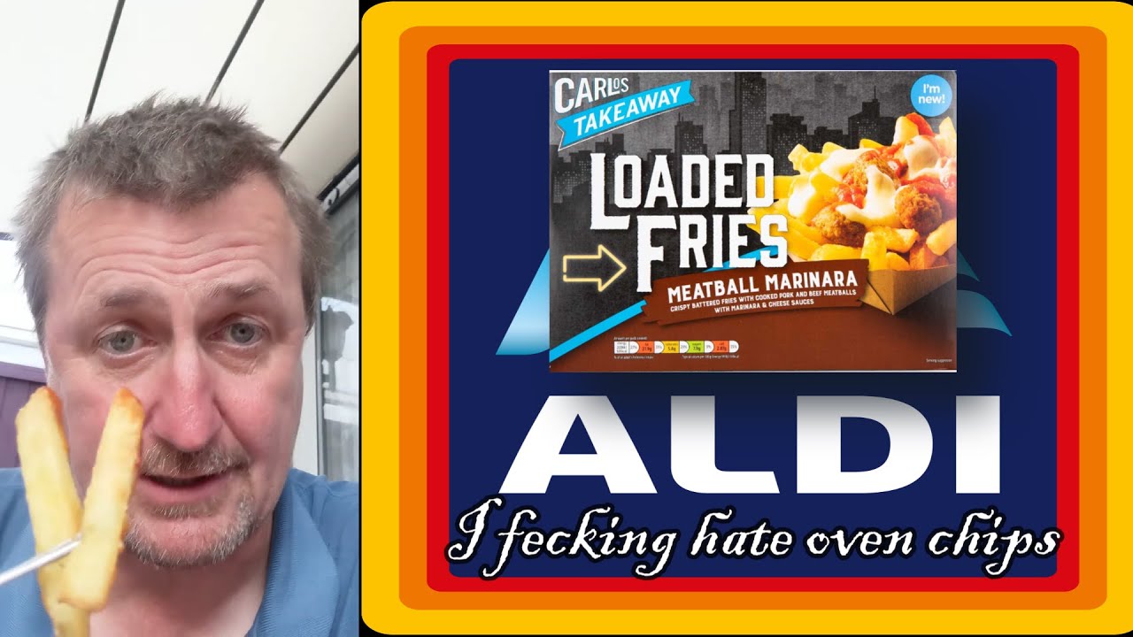 Aldi Carlos Takeaway Meatball Marinara Loaded Fries Food Review. Cost ...