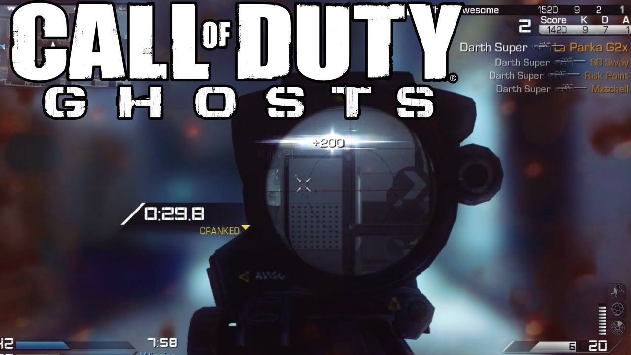 COD GHOSTS Online Multiplayer Sniper Quick Scope Montage/Gameplay - YouTube