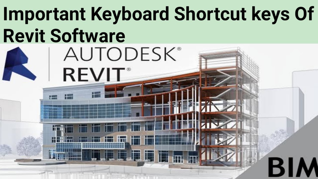 Important Keyboard Shortcut Keys Of Revit Software|civil engineering ...