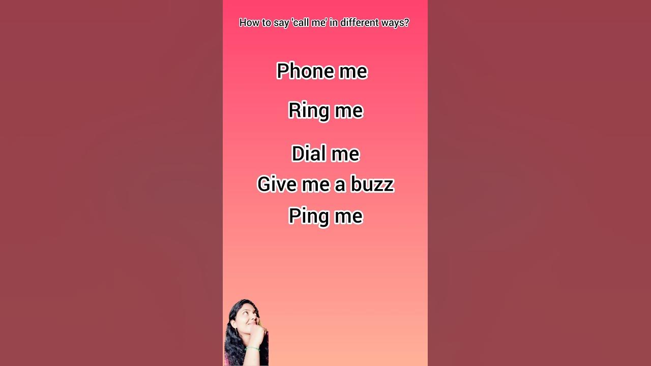 How To Say Call Me Advanced English YouTube how-to-say-call-me-advanced-english-youtube