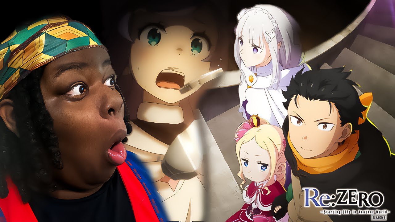 Subaru And These STAIRS | ReZERO Season 4 New Trailer REACTION - YouTube