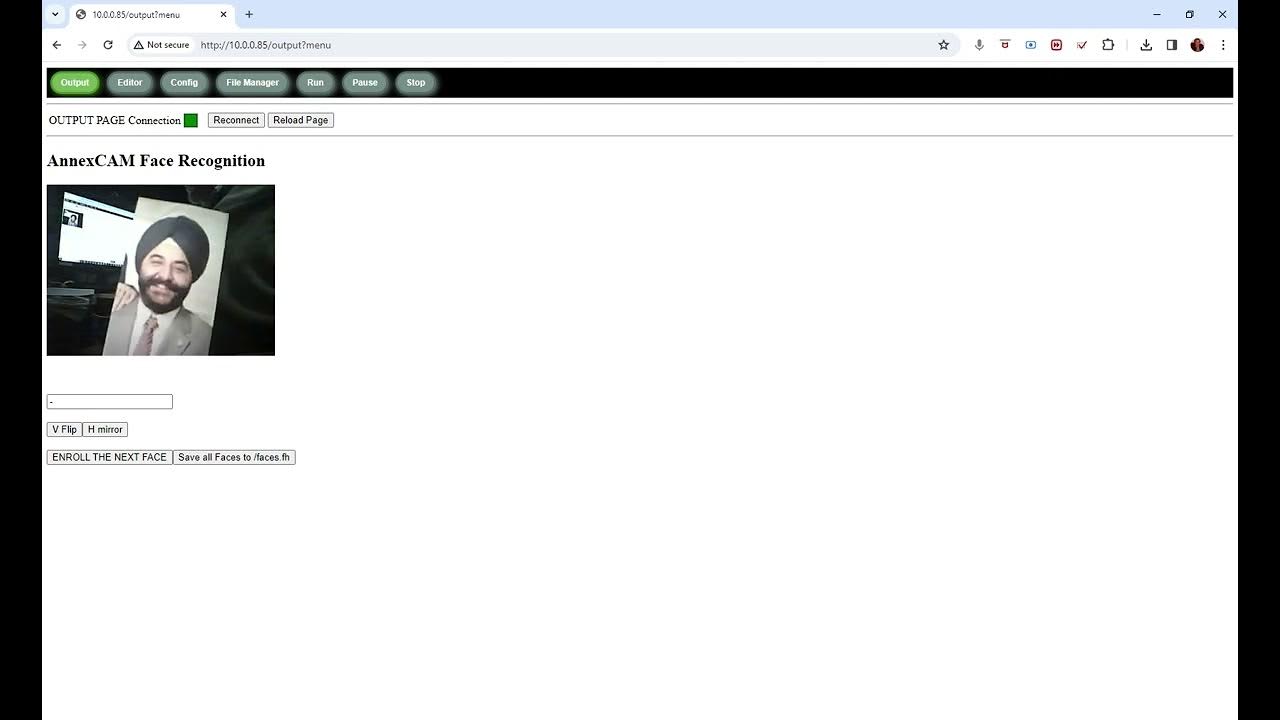 The most simple face recognition system - YouTube
