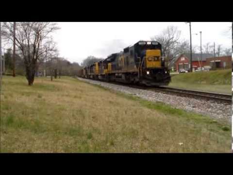 CSX Q522 Lipscomb, AL 3-18-14 - YouTube