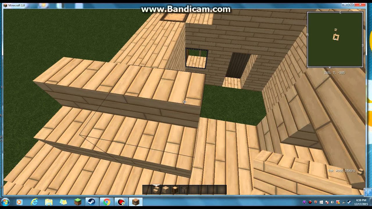 minecraft 6x6 house - YouTube