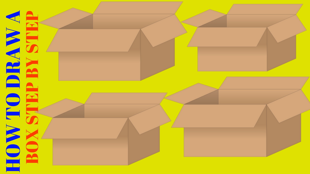 How To Draw A Box Step By Step |how To Draw A Box Step By Step East