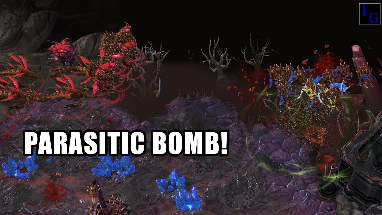 The most INSANE Parasitic Bomb I've seen! | StarCraft 2 SC2 Viewer Game ...