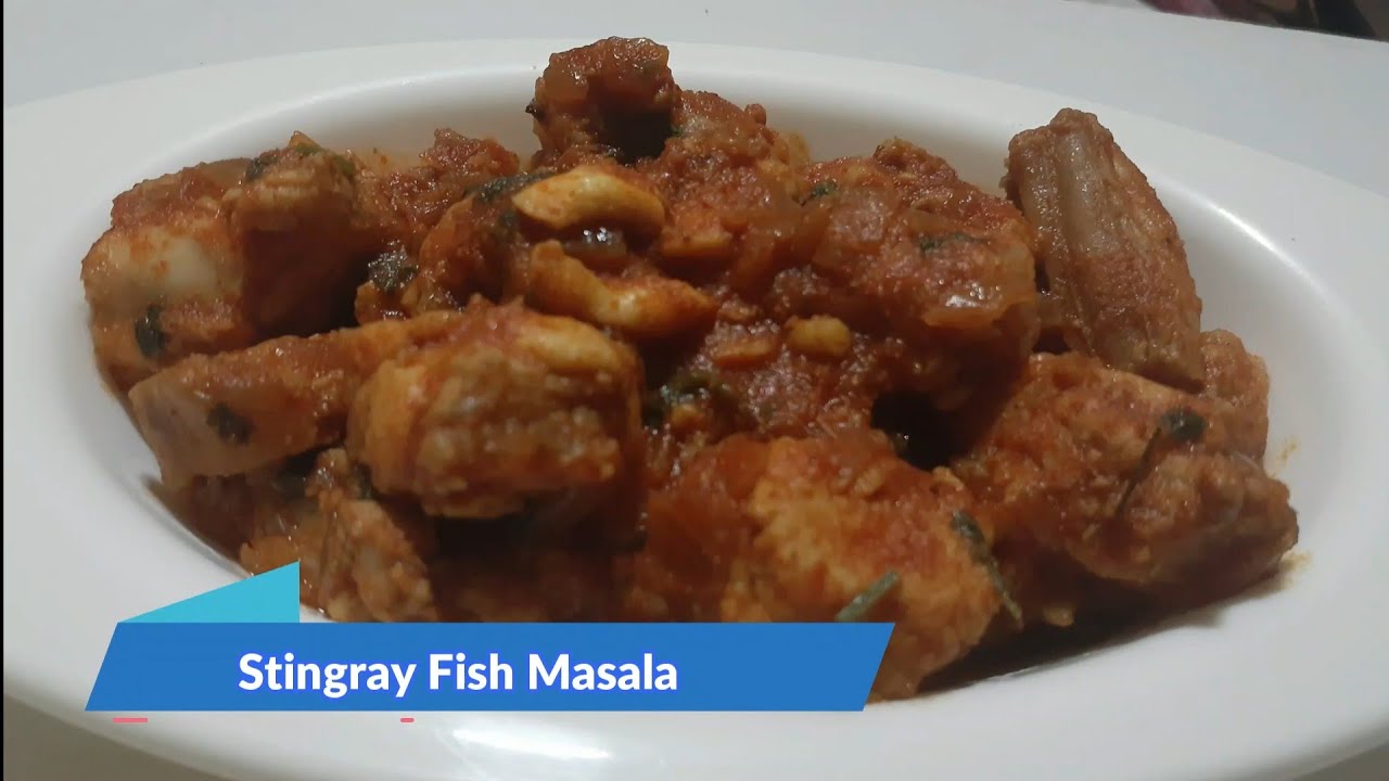 Stingray Fish Masala Recipe | Ray Fish Masala | Fish Masala Recipe ...