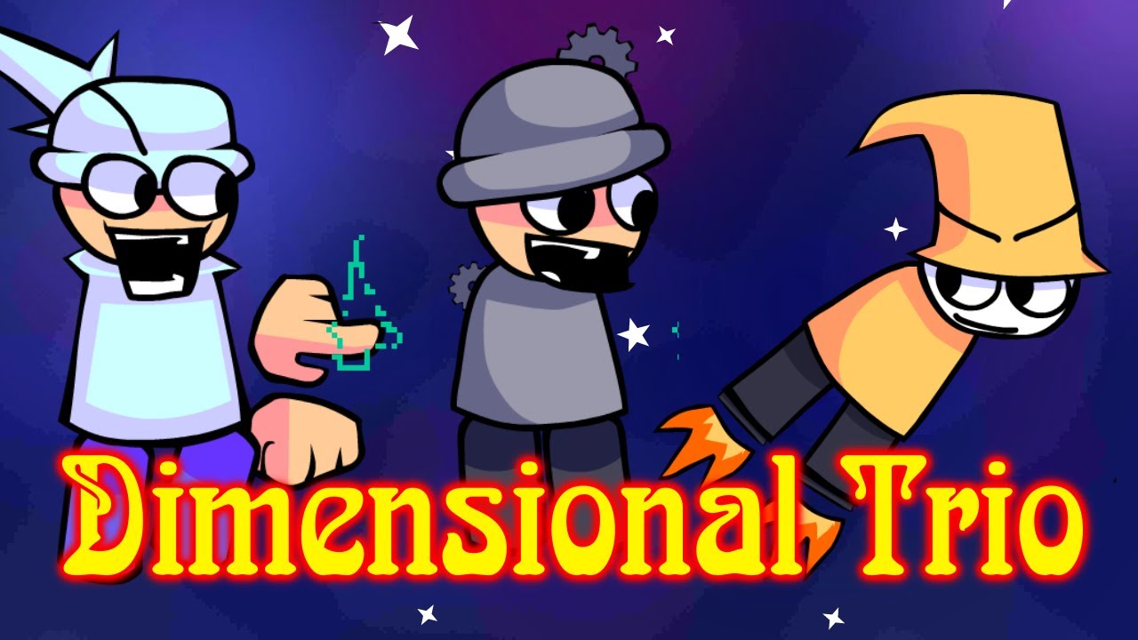FNF Vs Dimensional Trio - YouTube