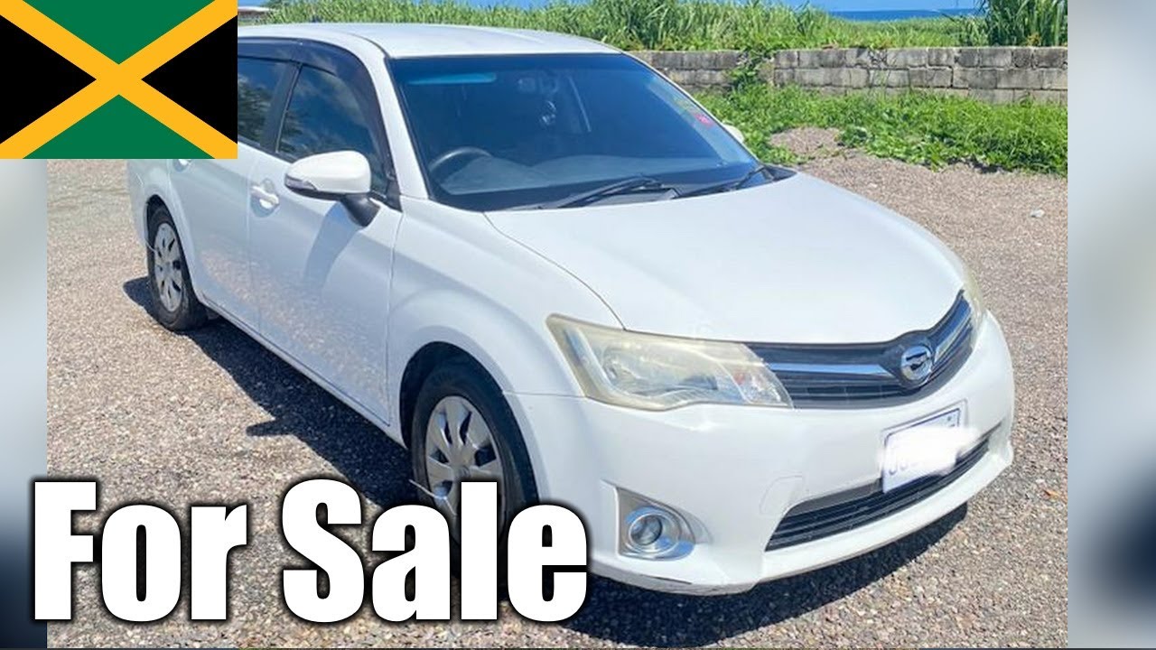 2014 White Toyota Fielder For Sale in Hanover, Jamaica - YouTube
