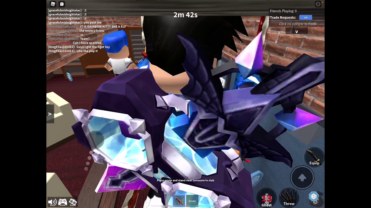 Getting the cookie blade in roblox mm2 - YouTube