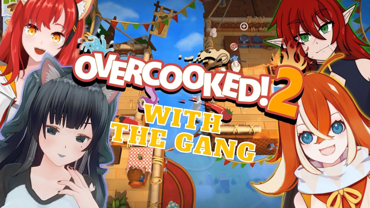 [ COLLAB ] OVERCOOKED 2 W/ IORA, KAZUMI, AND RED [ VTuber ] - YouTube