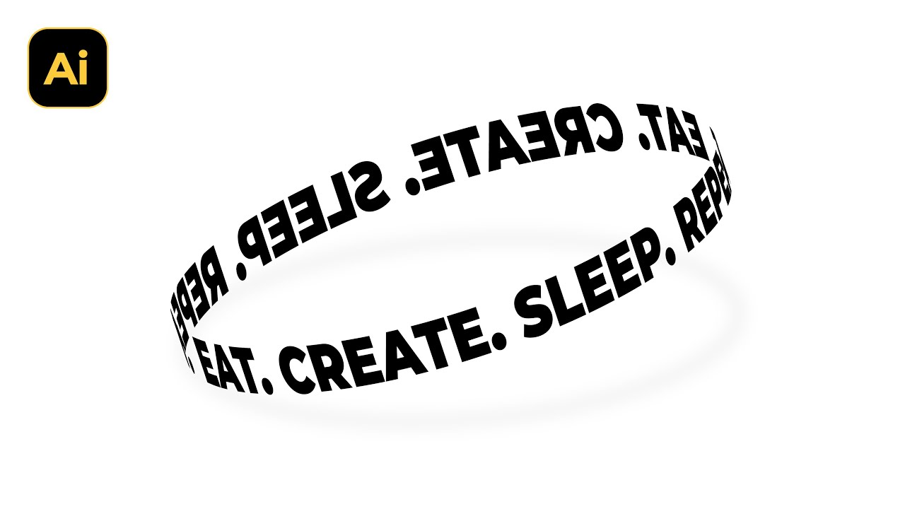 Mastering the Cylinder Text Effect | Adobe Illustrator Tutorial - YouTube