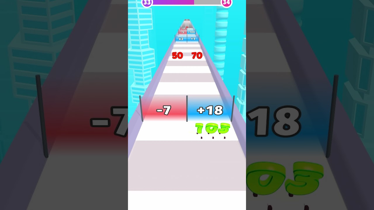 Digit Run 3D 💱🤼‍♂️ IOS Android All Levels Gameplay Game Levels #26 ...