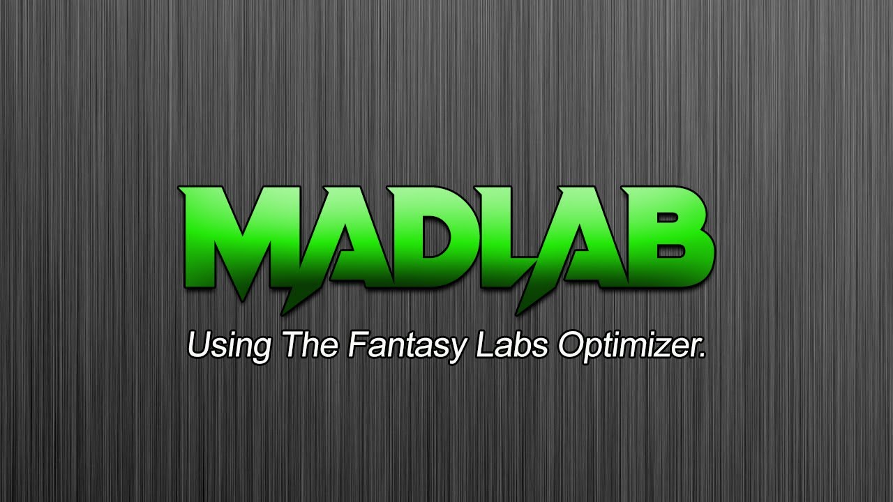 MadLabMMA DFS Optimizer Tutorial | Fantasy Labs | MMA DFS Optimizer | DraftKings | Fan Duel ...