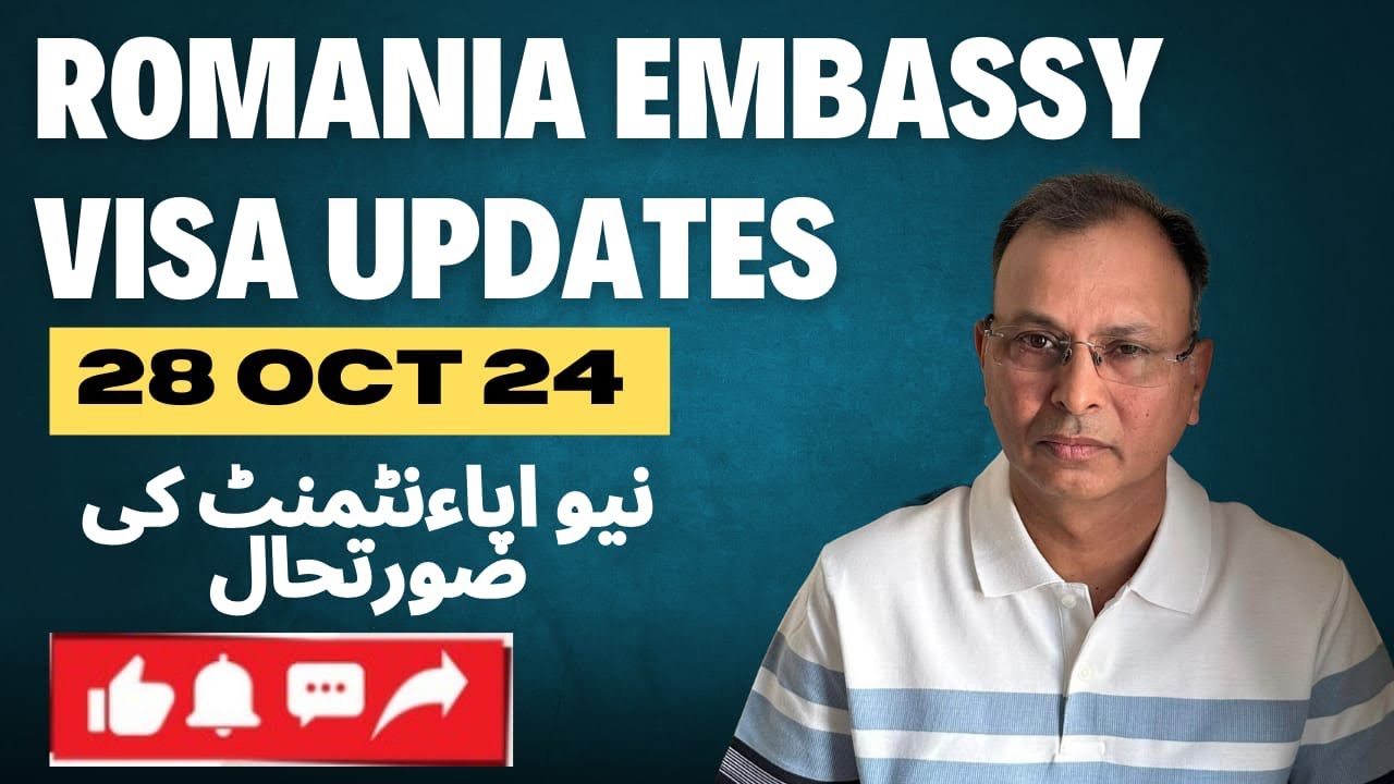 Romania Embassy Visa Updates || 28 October 2024 || New Appointments ...